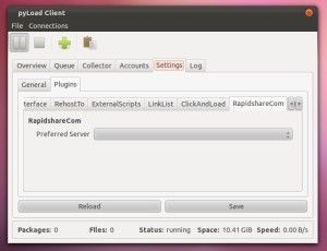 Pyload, Una alternativa ligera a JDownloader