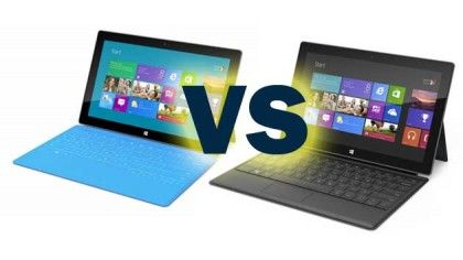 Comparativa entre el Surface Pro y el Surface RT