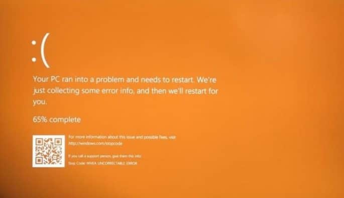 Pantallazo azul: te lo explicamos todo y lo que significa cada color