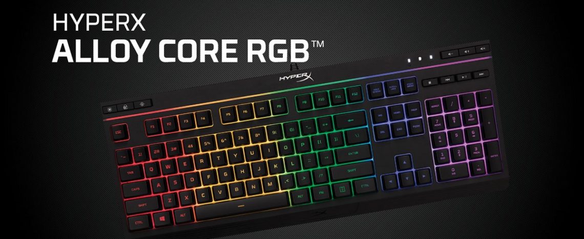 HyperX Alloy Core RGB analisis y opiniones, buen teclado de membrana