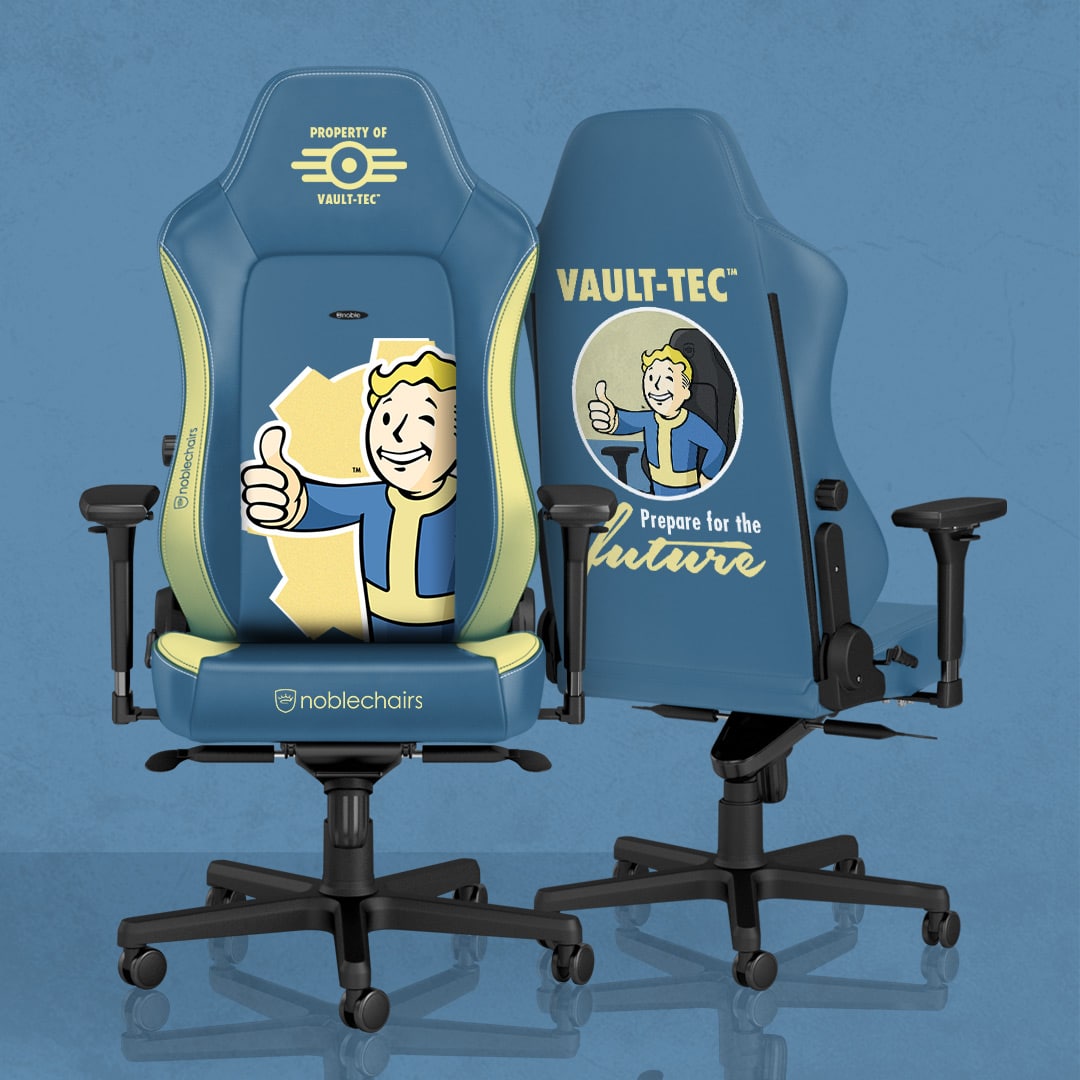 Nueva silla gaming, Noblechairs Fallout Vault-Tec Edition ya está en el ...