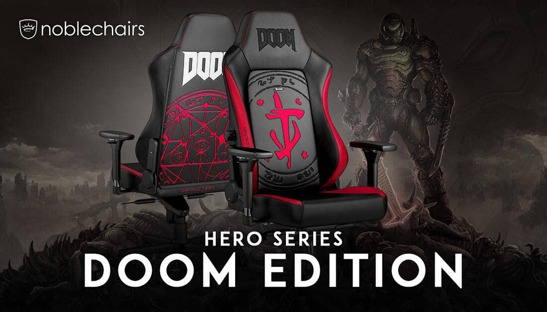 Noblechairs Hero DOOM Edition, silla gaming para los fans de DOOM