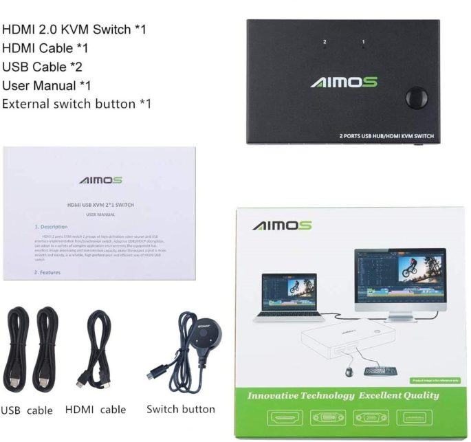 [Análisis-Review] AIMOS KVM Switch: Características, opiniones y precio