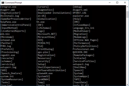 Lista de comandos cmd para Windows