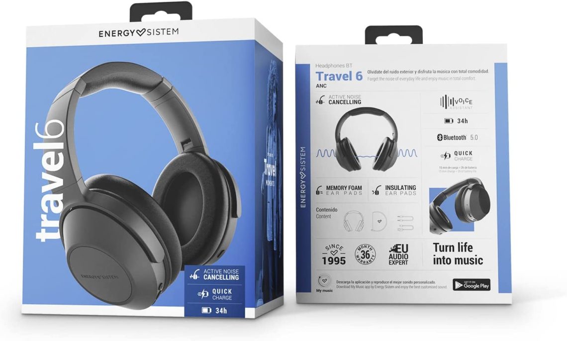 [Análisis-Review] Energy Sistem BT Travel 6 ANC: Características
