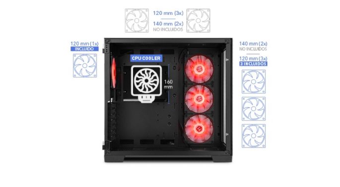 Nox Hummer Astra, una caja de PC gaming con una bonita estética y un ...