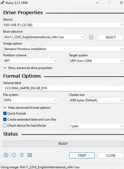 Cómo Crear un USB de Arranque de Windows 11